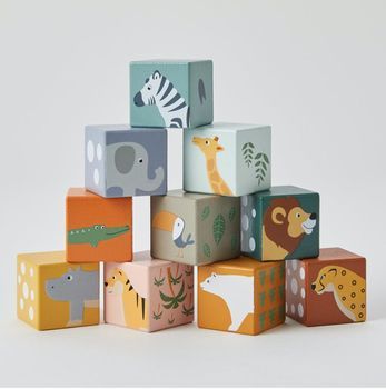 WOODEN ANIMAL BLOCKS | Creative House